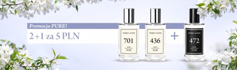 Perfumy FM Pure z nowej kolekcji w promocji 2 + 1 za 5zł